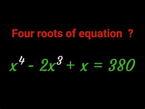 How To Solve Polynomial Equation YouTube