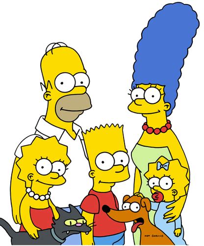 French La Famille Simpson Basic Vocabulary Flashcards Quizlet