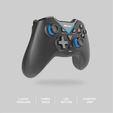Gamepad Single Rexus Wireless Turbo Gladius For Pc Ps3 Android Gx100 Joystick Controller Gx