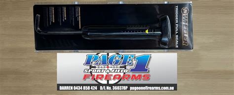 Wheeler Trigger Pull Scale Page One Firearms