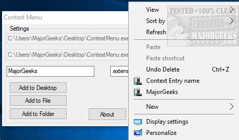 How To Delete Add And Edit Context Menu Items MajorGeeks