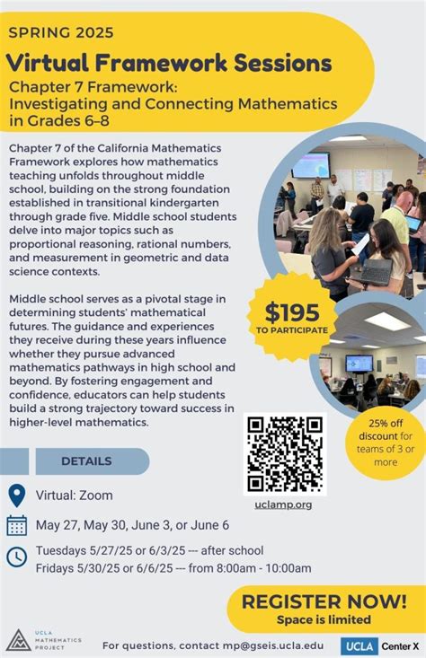 Upcoming Math Learning Opportunities Ucla Center X