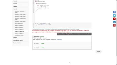 nptel problem solving through c week 6 program 4 5 solved youtube