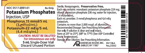 Potassium Phosphates Injection Solution Potassium Phosphates