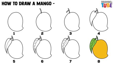 Mango Tree Drawing Easy Step By Step Easy Drawing Ideas