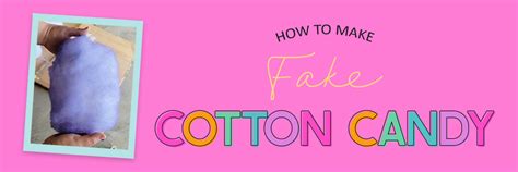 Diy Fake Cotton Candy Tutorial Easy Step By Step Craft Sberry Inspo