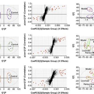 The PCA Score Plot S Plot And PLS DA Score Plot Derived From Heart Download Scientific Diagram