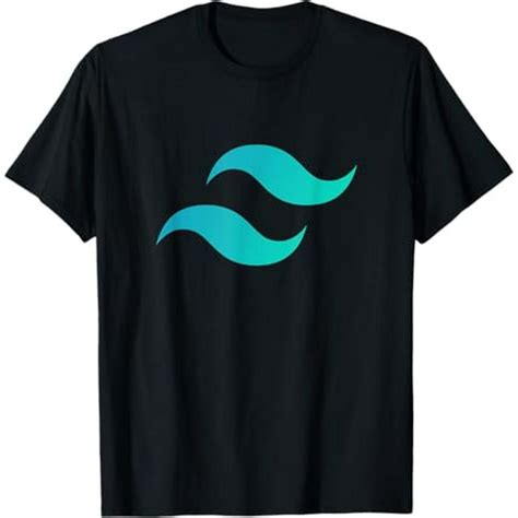 tailwind css logo mark css framework programmer coder t shirt