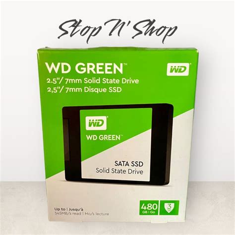 Western Digital WD Green 480GB 3D NAND 2.5" Internal SSD - WDS480G2G0A ...