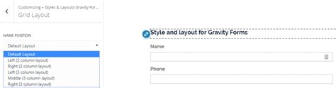 how to create 2 and 3 column layout in gravity forms wpmonks