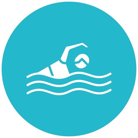 Premium Vector Swimming Vector Illustration Style