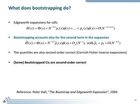Ppt Higher Order Confidence Intervals For Stochastic Programming