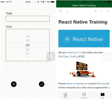 React Nativeredux Todomvc Demo Unbugtodorn By Unbug