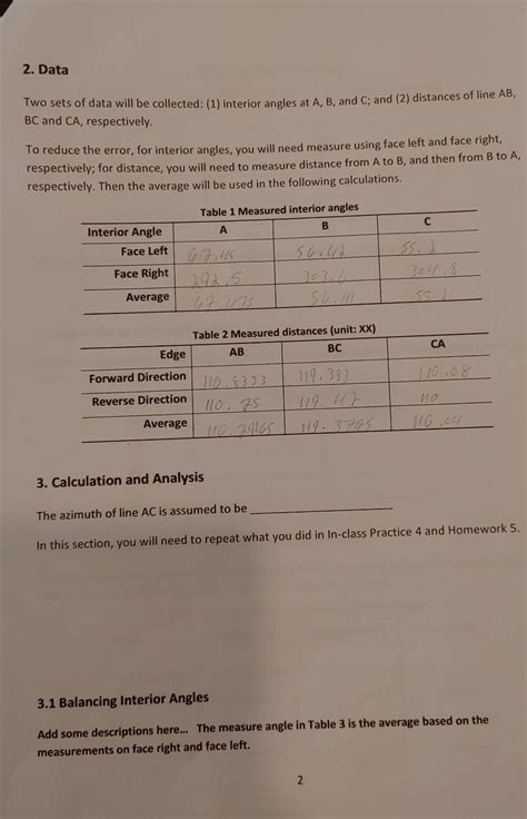 solved 2 data two sets of data will be collected 1