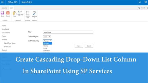 How To Add Dropdown In Sharepoint List