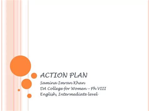PPT ACTION PLAN PowerPoint Presentation Free Download ID