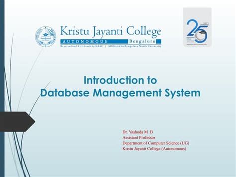 introduction to dbms for the semester exam ppt