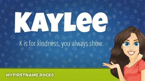 Kaylee First Name Personality And Popularity