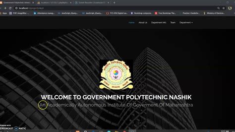 Attendance Management System Using Php Codeignitor Youtube