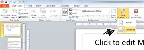 Change Orientation In PowerPoint Slides From Portrait To Landscape