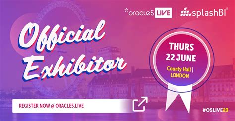 Splashbi On Linkedin Oracle5 Live 2023 Finance Hr And It Technology Conference Registration…