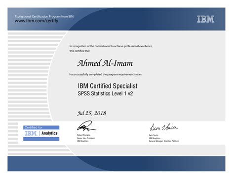 PDF IBM Certified Specialist SPSS Statistics