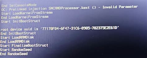 Macos Smcamdprocessorkext Invalid Parameter Hatası