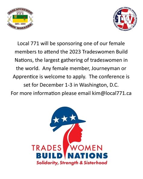 Tradeswomen Build Nations Local 771