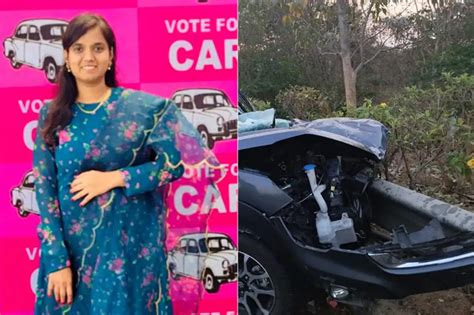 ඉන්දියාවේ මන්ත්‍රීවරියක් රිය අනතුරකින් මරුට