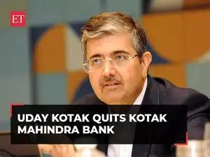 How Rbi Norms Led To Uday Kotaks Farewell From The Board After A Four