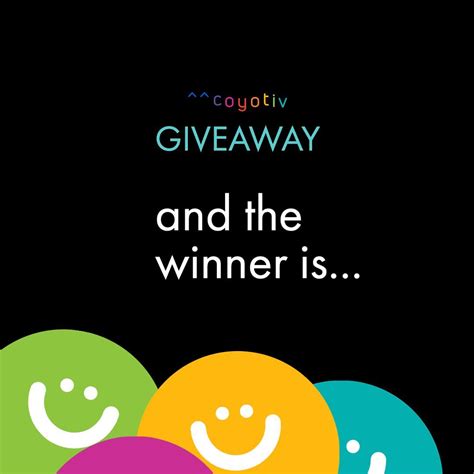 Coyotiv Huge Thank You To Everyone Who Entered Our Very