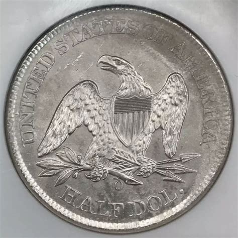 1861 O Seated Liberty Half Dollar Ngc Shipwreck Effect Ss Republic