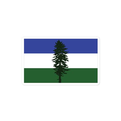 Cascadia Flag Sticker Northwest Waterfalls