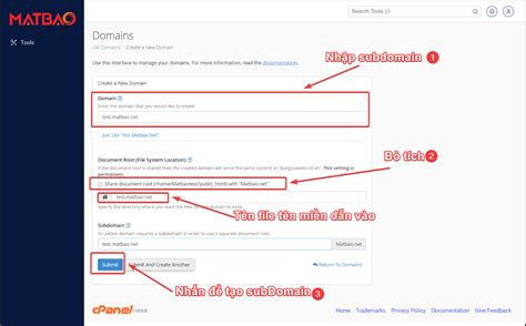 Hướng Dẫn Thêm Addon Domain Sub Domain Alias Domain Trên Cpanel Mới Nhất 2023 Trung Tâm Hỗ