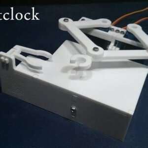 Open Source Arduino Plotclock Small Base Clock Manipulator Writing Drawing Diy Robot Maker