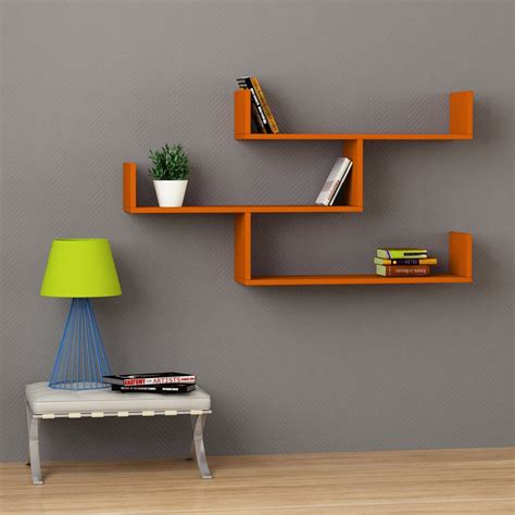 Tibet Contemporary Modern Design Unique Wall Shelf By Decortie