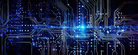 Premium Ai Image Minimalistic Abstract Background With Circuitry