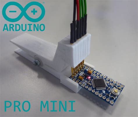 Arduino Pro Mini Clip For Flashing 3d Printer Model Download Free Stl