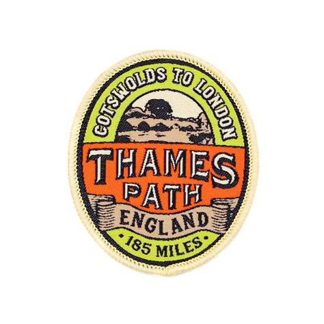 Thames Path Woven Patch Badge The Trails Shop