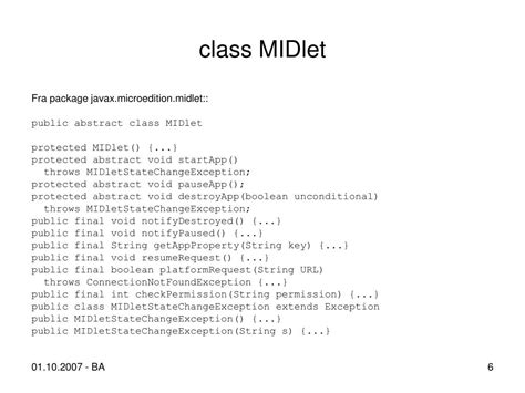 Ppt Midp Og Midlets Powerpoint Presentation Free Download Id6824426