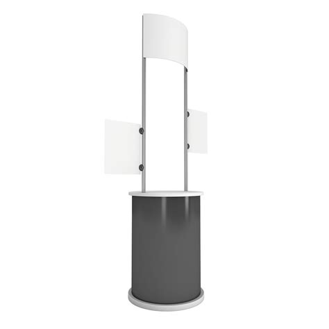 스톨 또는 키오스크 현대 프로모션 스탠드 리셉션 데스크 3d 모델 25 Max Obj Free3d