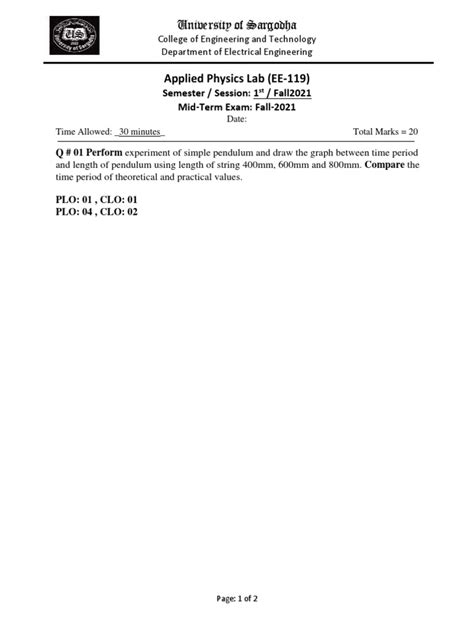 Mid Term Paper 1 Pdf