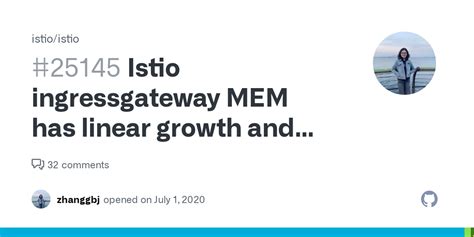 Istio Ingressgateway Mem Has Linear Growth And Isnt Auto Released When To Create And Delete 500