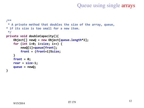 Ppt Queue Powerpoint Presentation Free Download Id4426096