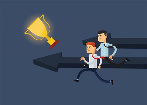 사업가 트로피 아이콘 프리미엄 벡터