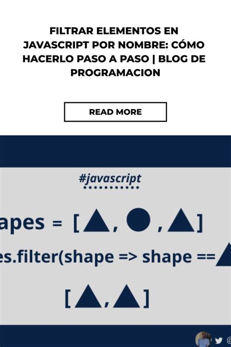 Filtrar Elementos En Javascript Por Nombre Cómo Hacerlo Paso A Paso