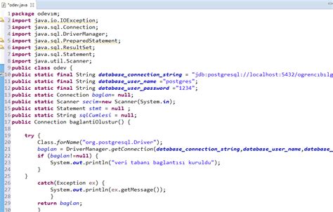 Github Yagmur Ogrenci Otomasyonu Java Java Programlama Dili Ve Postgresql Ile Birlikte