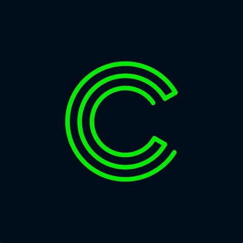 Premium Vector Modern And Minimal Layered Letter C Logo Simple Initial C Monogram Logo Vector