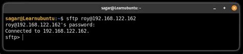 Install And Setup SFTP Server On Ubuntu