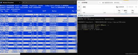 解决windows内存溢出 占满死机问题 poolmon工具 csdn博客